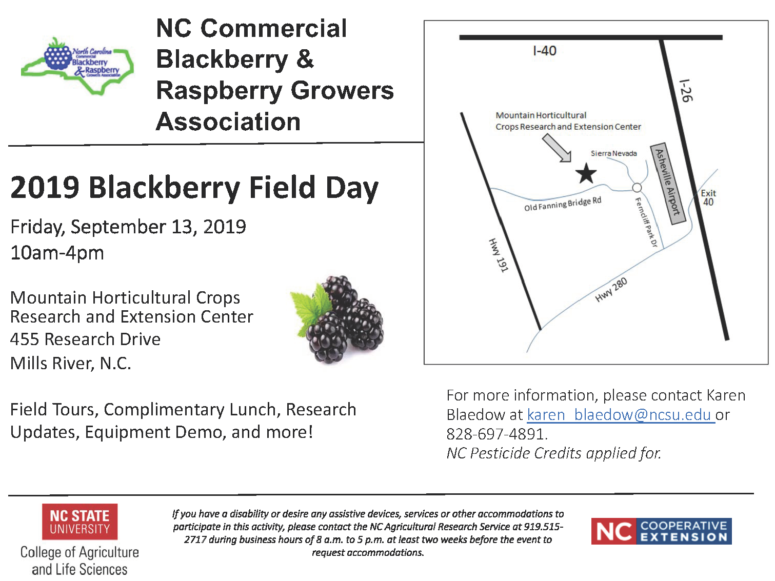 2019 Blackberry Field Day | Southern Region Small Fruit Consortium
